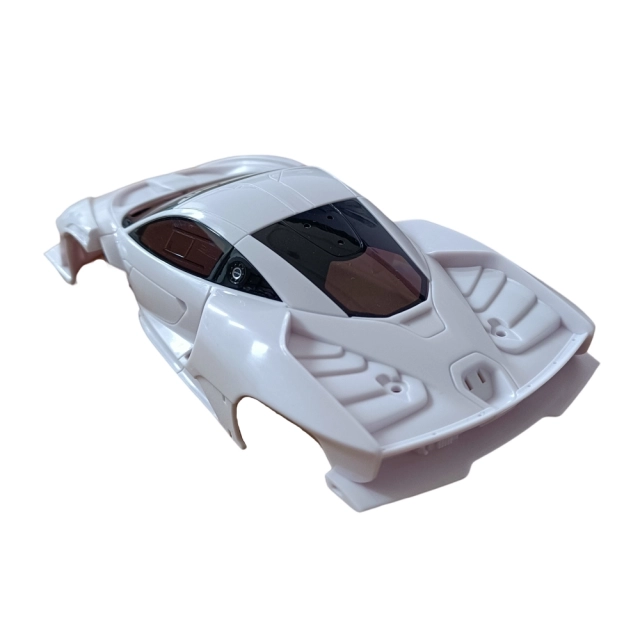 KYOSHO MINIZ McLaren Senna GTR White Body Set W/Wheels MZN208