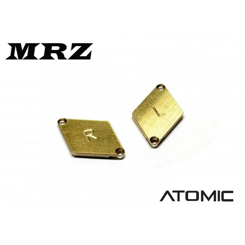 ATOMIC MRZ EX Brass 1.5g Weight for V2 Chassis (1 Pair) MRZ-UP32P1