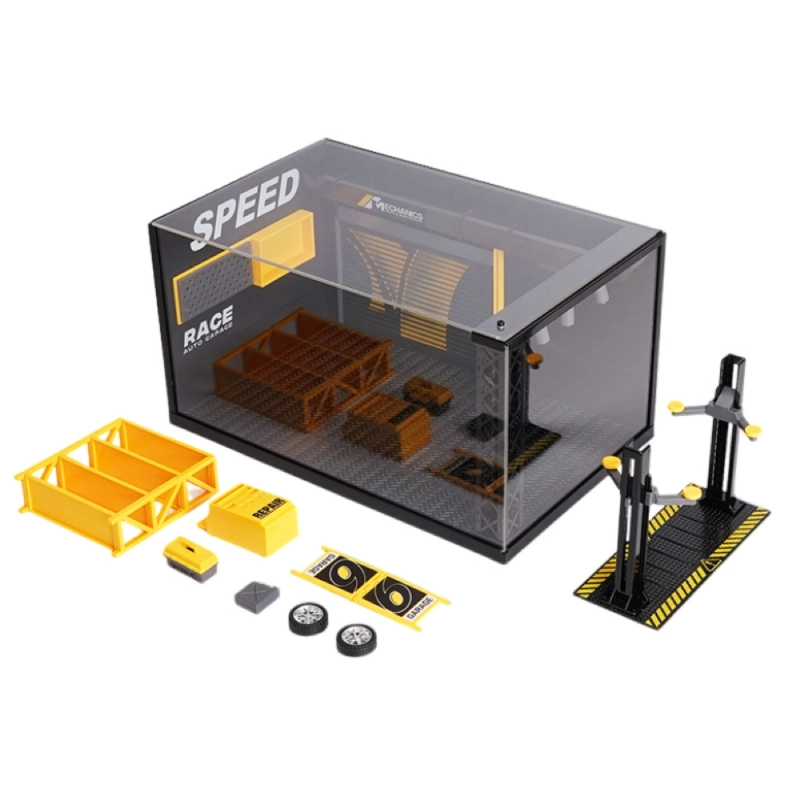 1/24 1/28 Scale Car Garage 1Parking with LED MY66-M1250