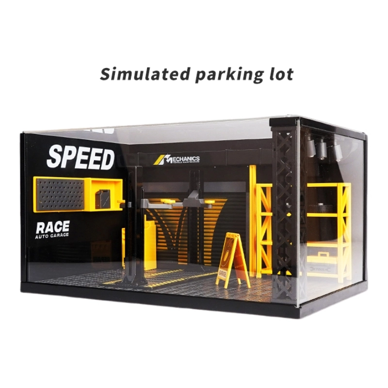 1/24 1/28 Scale Car Garage 1Parking with LED MY66-M1250