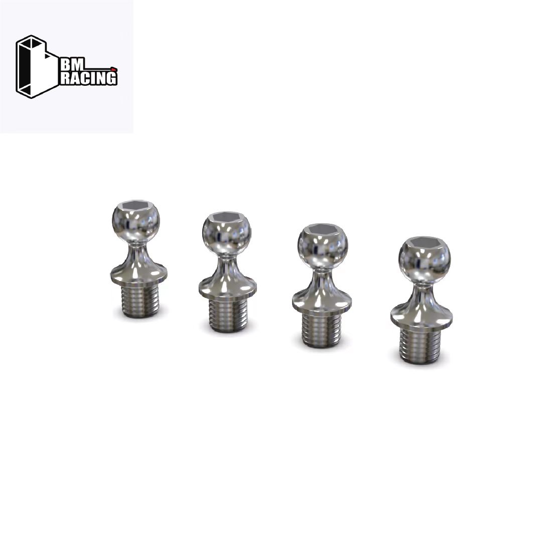 BM Racing Long neck type 2.5mm Ball Connector（4PCS）BMRXPRO025-4