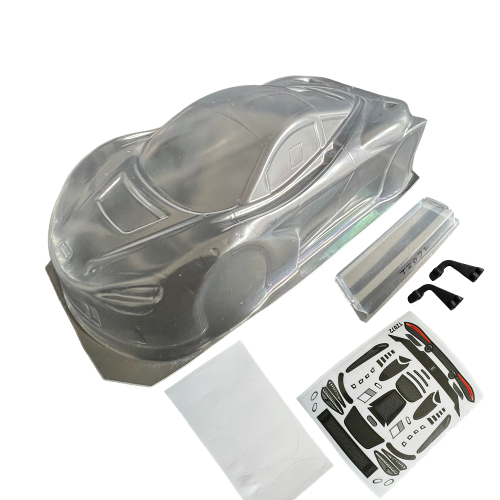 GT55 Racing 1/28 TZ072 720S GT3 Lexan Body Wheelbase 98mm