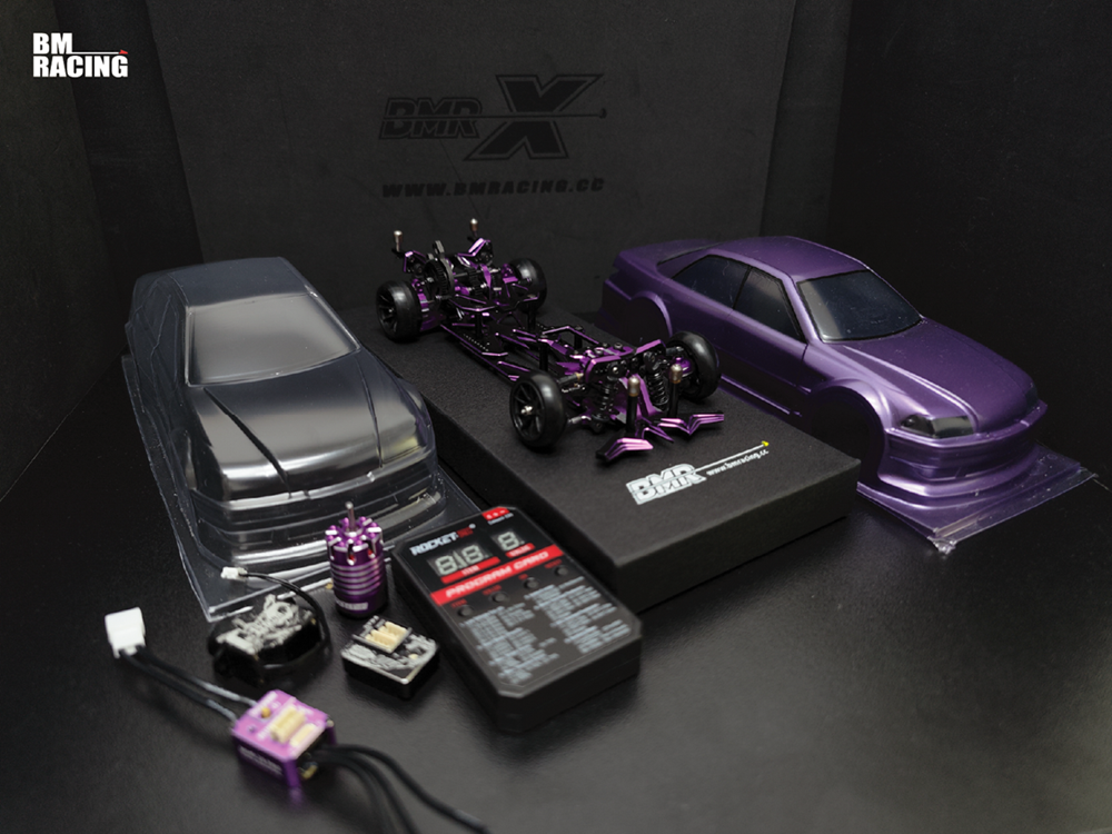 NEW BM RACING 1/24 BMR-X EVO ARR RWD RC Drift Chassis