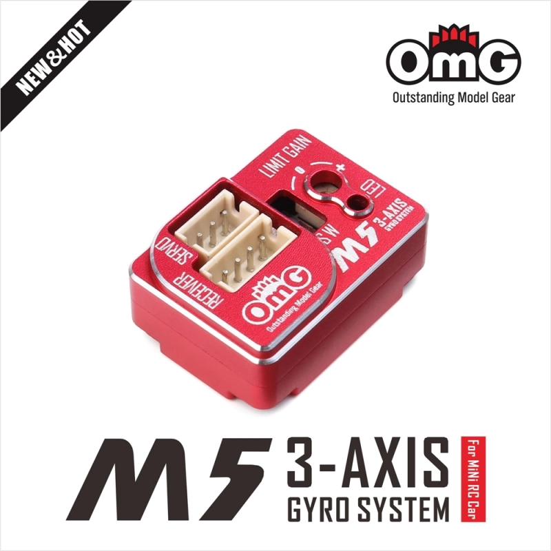 OMG-GYRO-M5 3-AXIS Gyro System For MINI RC Car