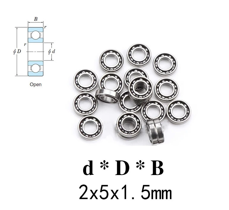 GT55 Racing Bearing 2x5x1.5mm (10PCS)