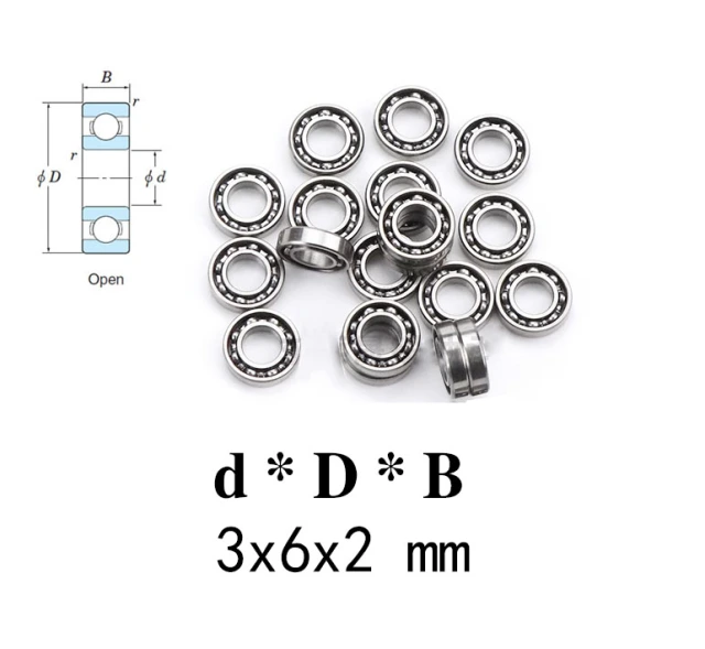 GT55 Racing Bearing 3x6x2mm (10PCS)