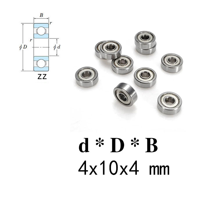 GT55 Racing Bearing 4x10x4 mm (10PCS)