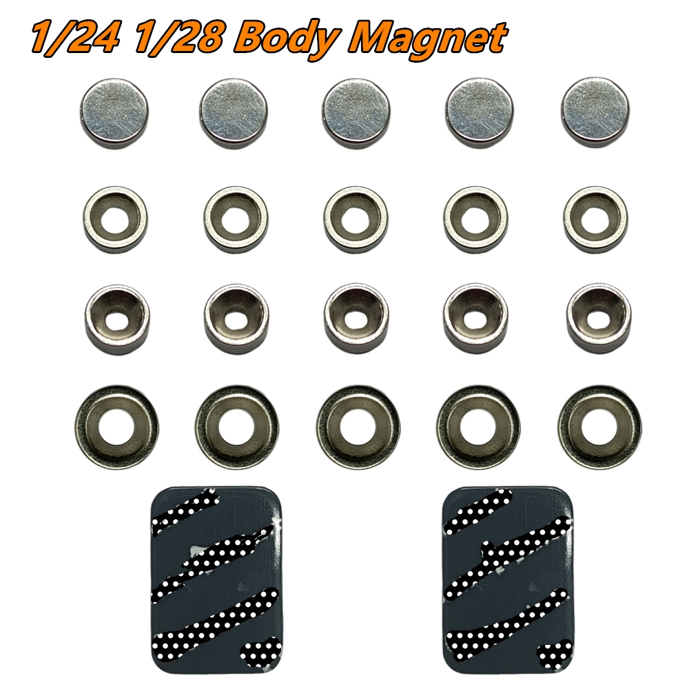 GT55racing 1/24 1/28 Body Magnets Set GT-BM001