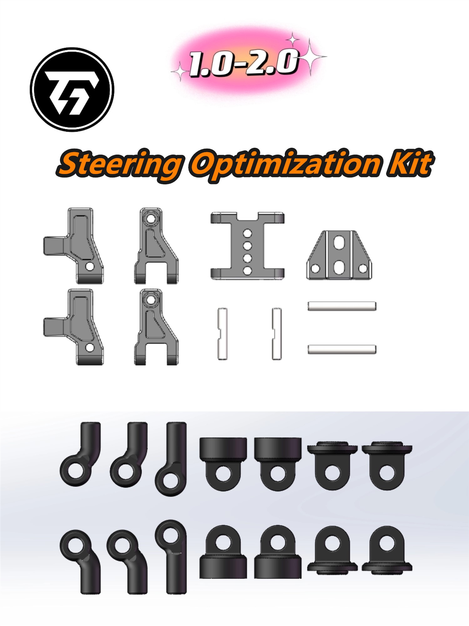 TG Super Steering Optimization KIT For TGS/TGS2.0 TG Racing