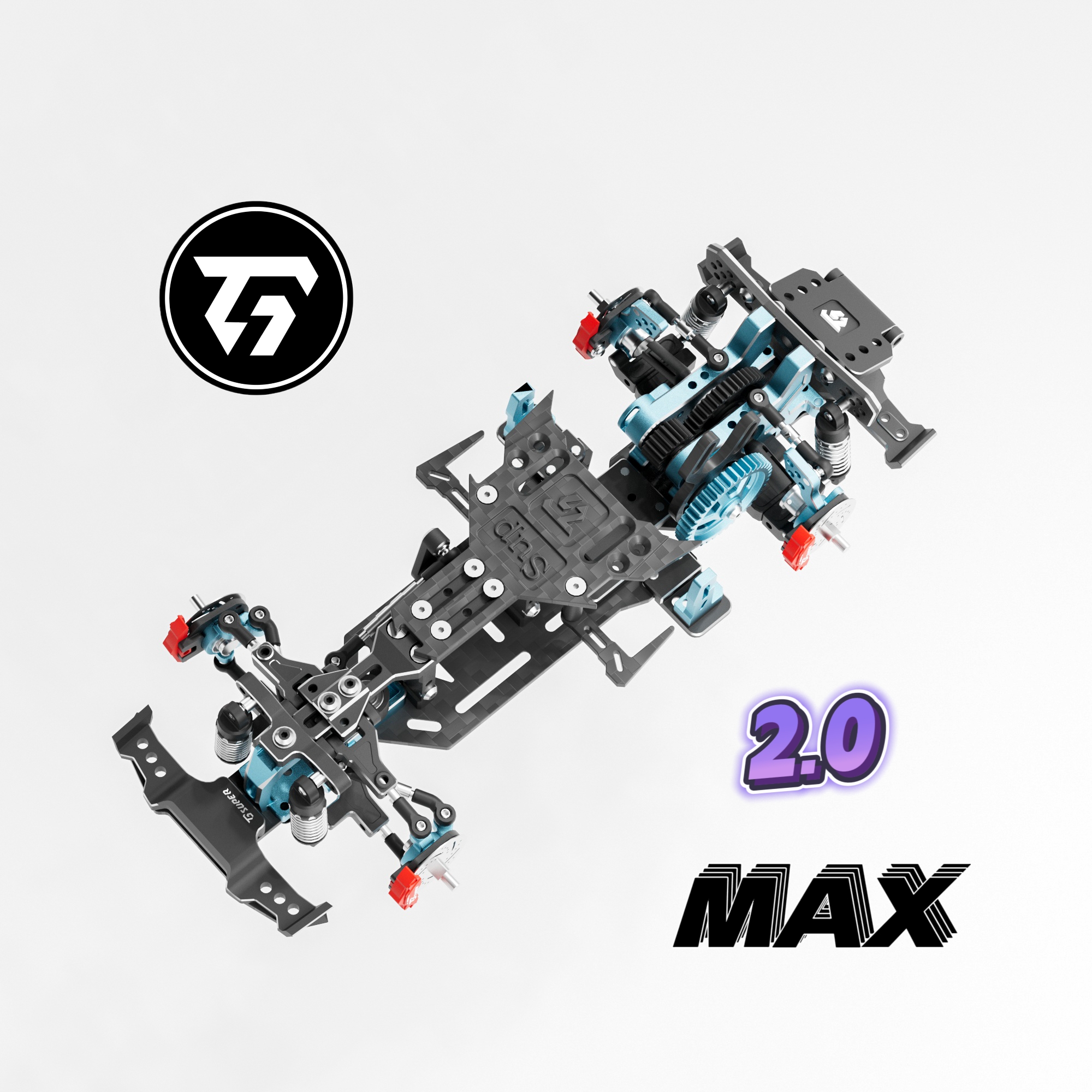 TG RACING 1/24 1/28 TG Super 2.0 MAX RWD Drift Car KIT Without ...