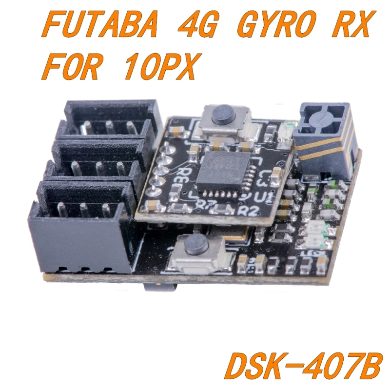 FUTABA F-4G TOWER ANTENNA GYRO RECEIVER FOR 10PX DSK-407B GT55Racing