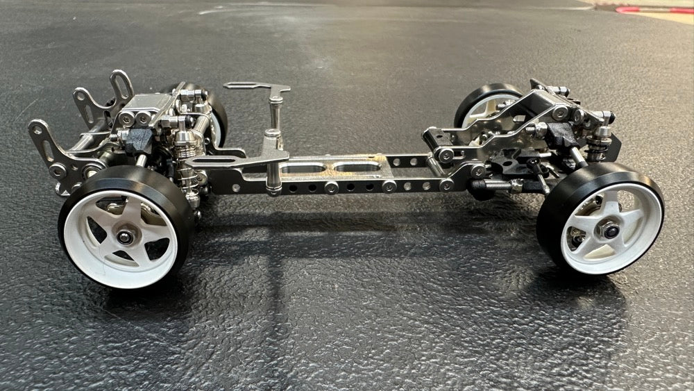 RTS V0 1/24 RWD DRIFT CHASSIS KIT - FULLY ASSEMBLED RHINO RACING RTS-2401-0