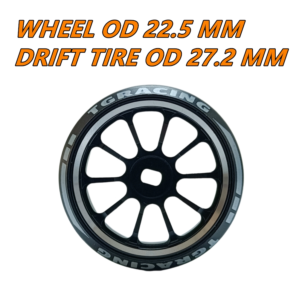 TG Racing 1/24 1/28 MINI-Z AWD CNC Metal Wheel With Drift Tires OD 27 ...