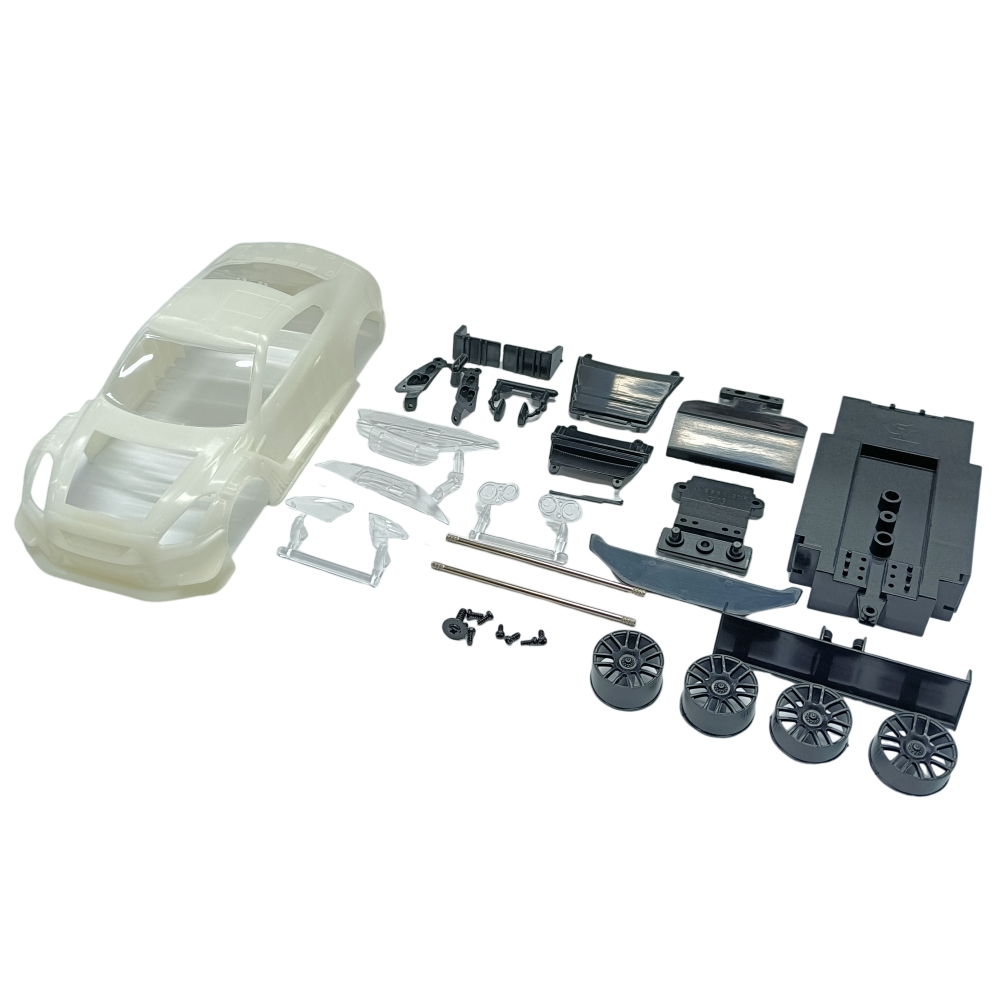 GL Racing GL-GT3 White Kit Set Wheel Base 98mm GL-GT3-K01