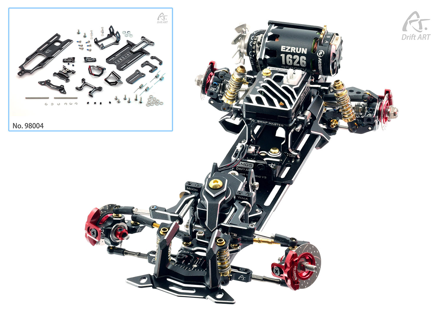 98004 Drift ART DA4 Conversion Set With New Metal Options For DA4/DA3