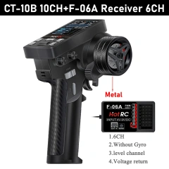HOTRC CT-10B 10CH 2.4GHz Remote Controller Transmitter For RC Models