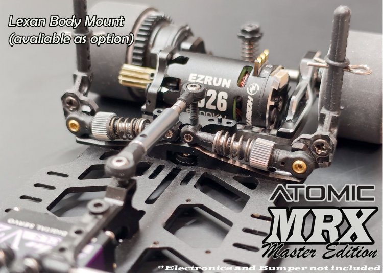 Atomic 1/28 MRX MASTER EDITION LINKLESS 2WD CHASSIS KIT （Without ...