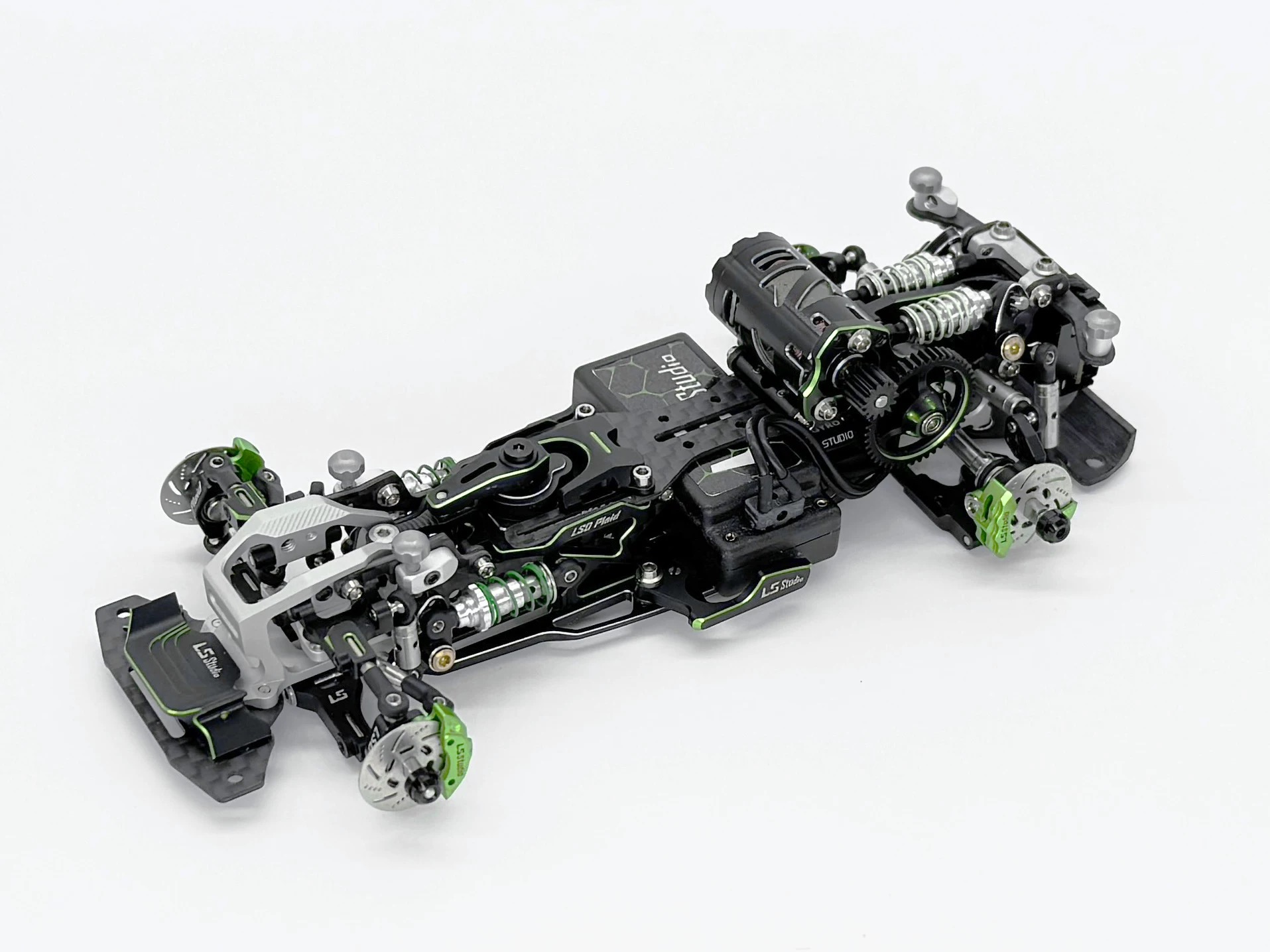 LSD Plaid 1/24 RWD Drift Chassis KIT (Without Electronics) Ls Studio ...