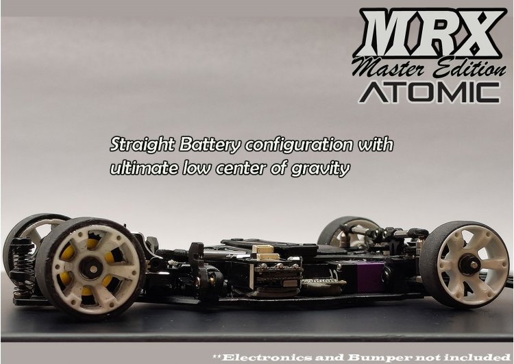 Atomic 1/28 MRX MASTER EDITION LINKLESS 2WD CHASSIS KIT （Without ...
