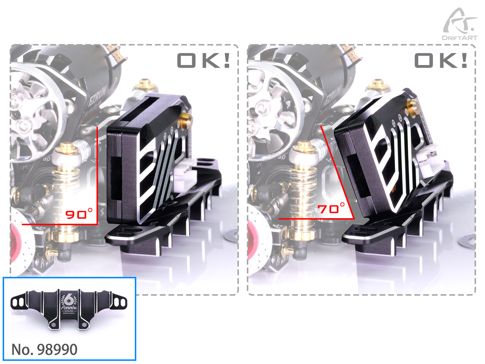 98990 DriftART 6th Anniversary CNC Alloy Rear Diffuser – Collector's ...