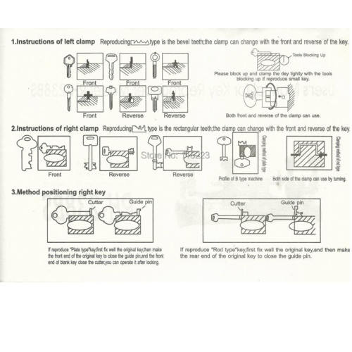 DEFU-368A key cutting machine 220V
