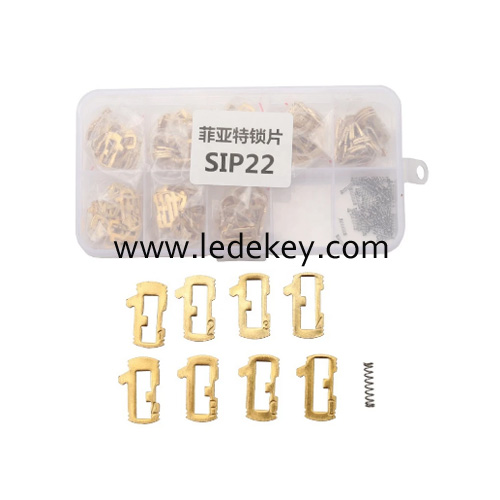 SIP22 Car Lock Plate Reed Brass Material Auto key lock Wafer Repair ...