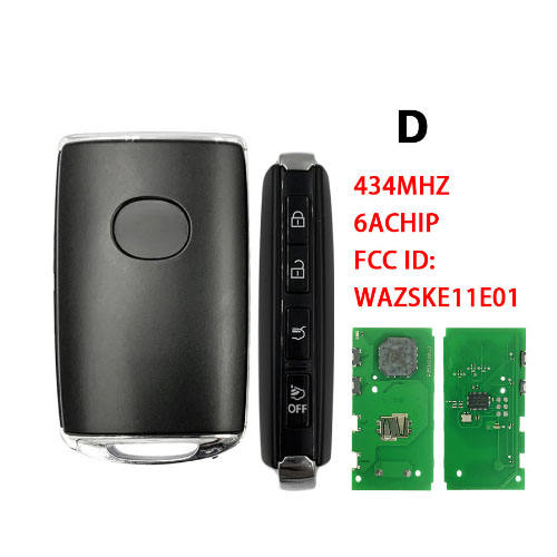 Mazda Smart Car Key with 433Mhz 6A Chip PN DFY7-67-5DYA FCC SKE11E-01 ...