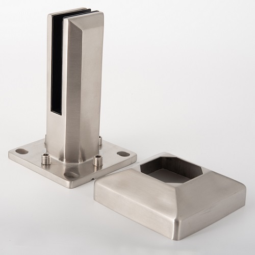 2205 Square Stainless Steel Adjustable Glass Spigot Glass Clamp For ...