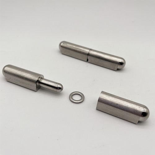 Heavy duty weld-on hinges 100mm 120mm stainless steel 304 pin and ring