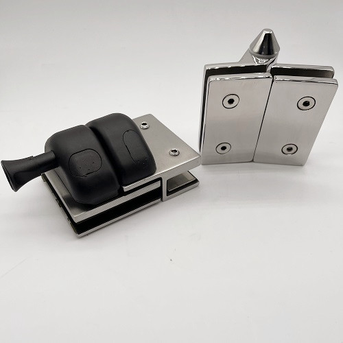 Satin Brushed Magnetic Latch Lock for Tempered Glass Pool Fence Gate