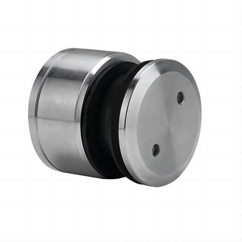 Adjustable Stainless Steel Glass Railing Round Standoff Adapter