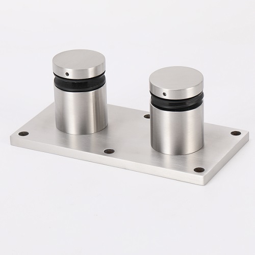 Glass Rail Standoffs 2" Dia. With Mounting Plate