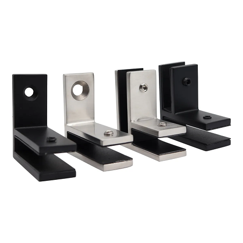 90 Degree Stainless Steel Handrail Glass Corner Clamp for 10-12mm Glass