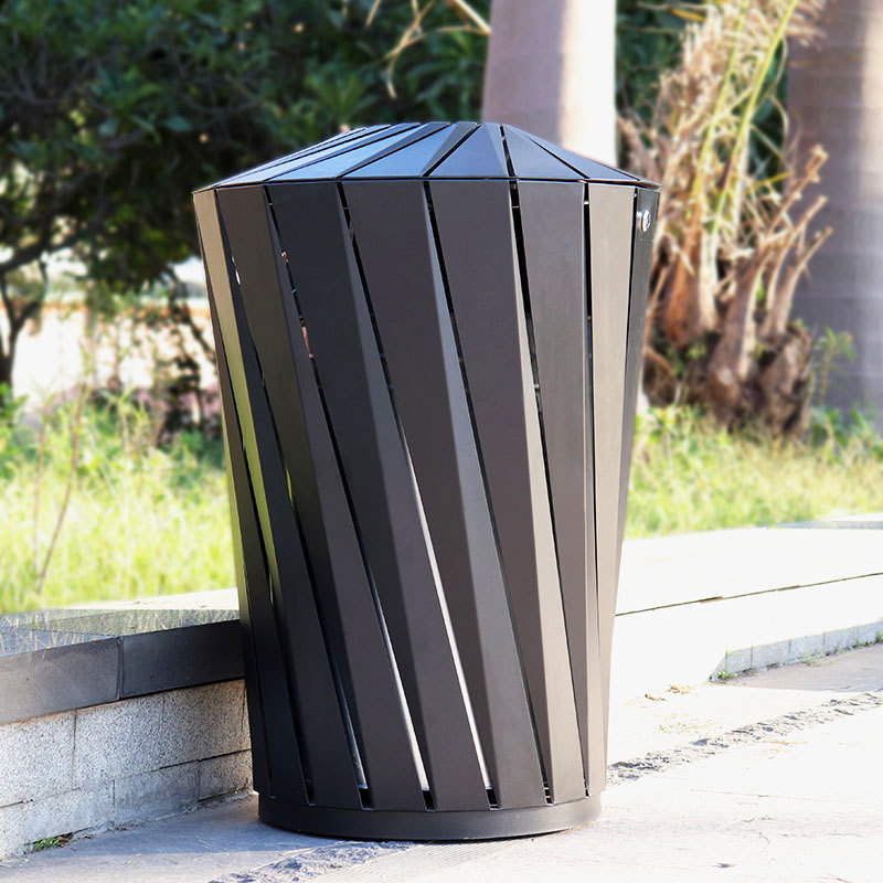 Unique design Garbage Trash Waste Bin,Metal Trash Bins