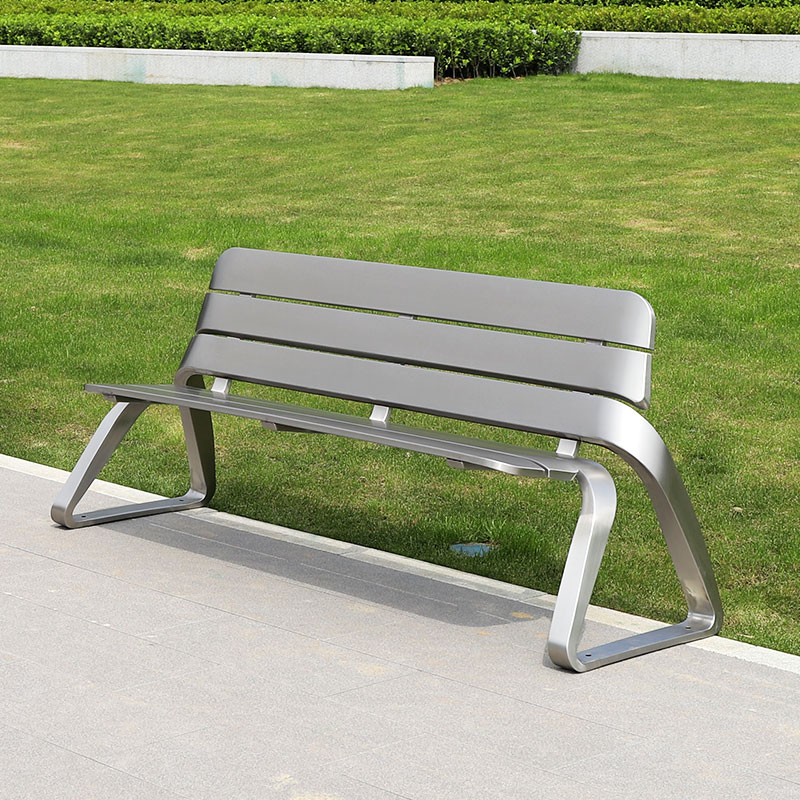 Stainless Steel Garden Bench Outdoor,Garden Benches with Steel Frame