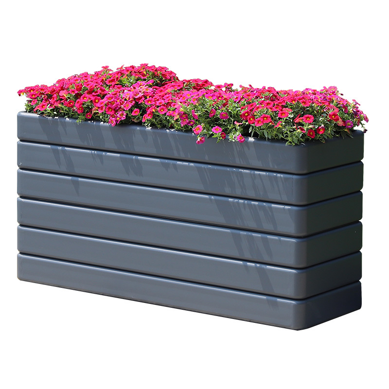 Large Retangular Outdoor Metal Planter Box,Planters