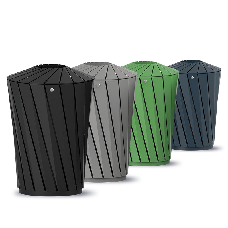 Unique design Garbage Trash Waste Bin,Metal Trash Bins