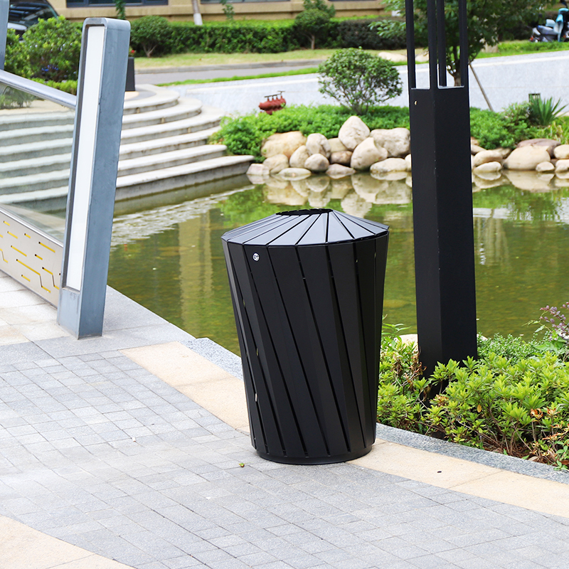 Unique design Garbage Trash Waste Bin,Metal Trash Bins