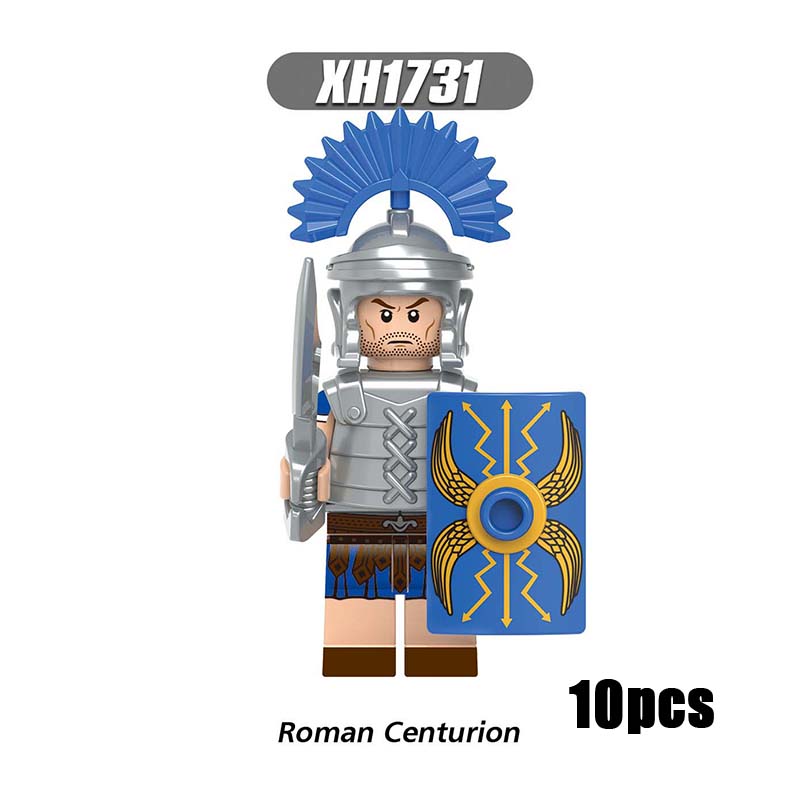 X0316 Medieval Military Soldiers Wars Minifigures Building Blocks ...