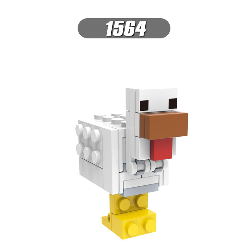 X0294 Mini World Minecraft Minifigures Building Blocks Redstone Cube ...