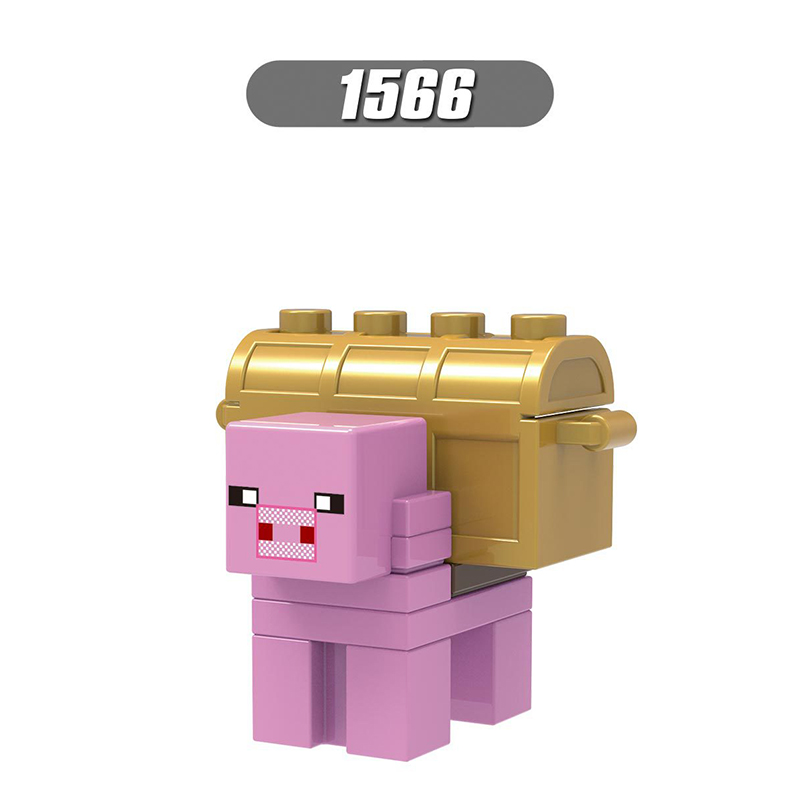 X0294 Mini World Minecraft Minifigures Building Blocks Redstone Cube ...