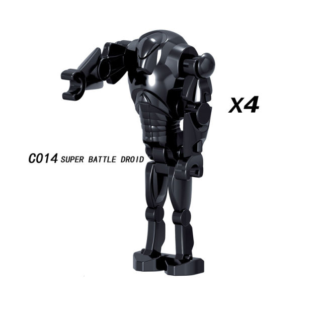 C009-014 Star Wars Minifigures Building Blocks Battle Droid Super ...