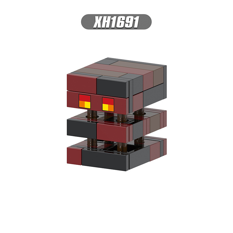 X0311 Mini World Minecraft Minifigures Building Blocks Hoglin Ender ...