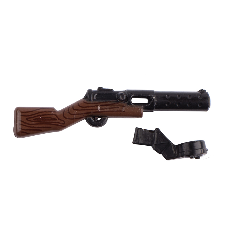 MOC Soldiers Minifigs MP18 Gun Building Blocks Print Weapon Bricks Toys