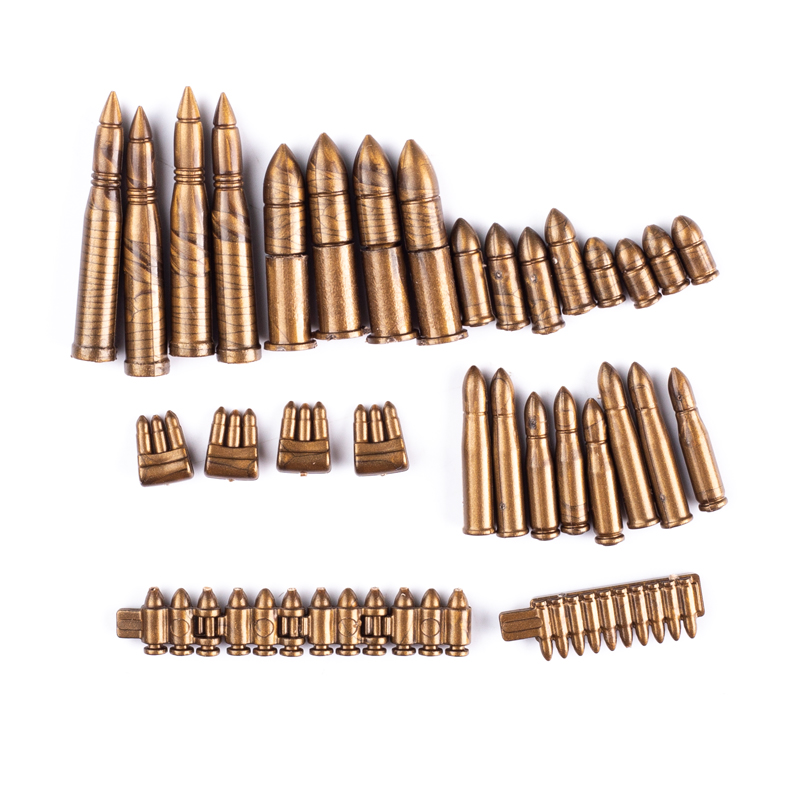 MOC WW2 Army Soldier Minifigures Cannonball Bullet Building Blocks ...