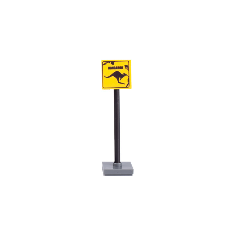 City Road Minifigures Traffic Signs Building Blocks Brick Model Toys