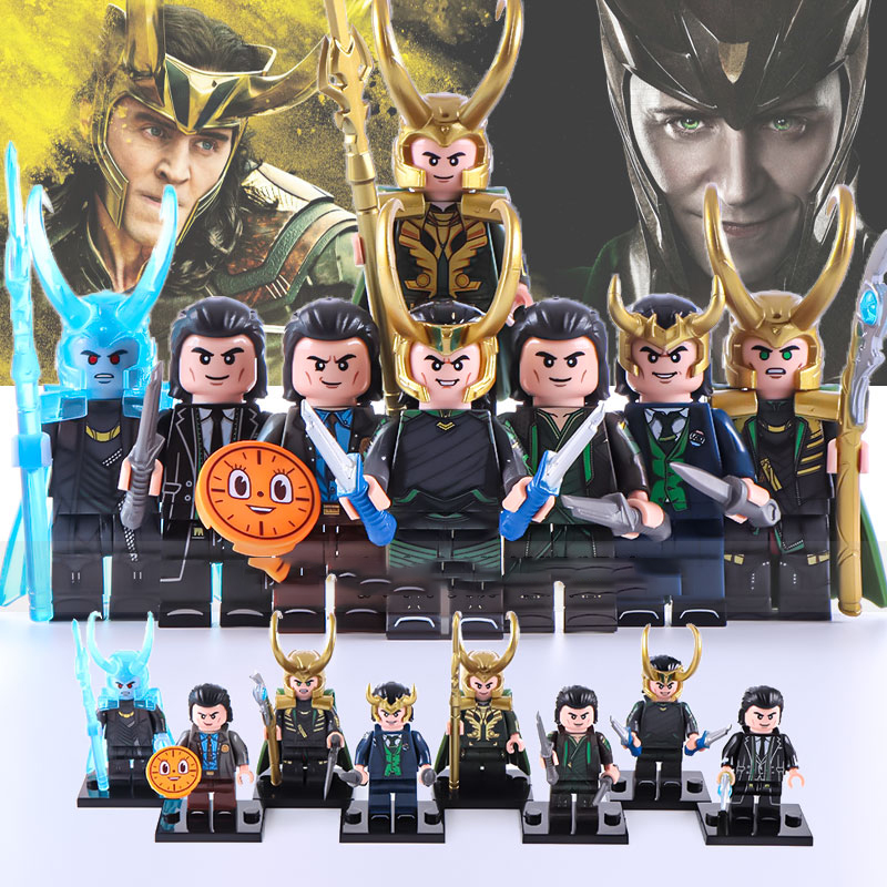WM6118 Marvel Super Heroes Minifigures Loki Building Blocks Bricks Toys