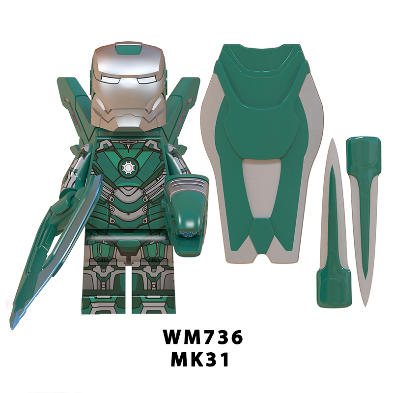 KT1004 Marvel Minifigures Iron Man Building Blocks Bricks Toys