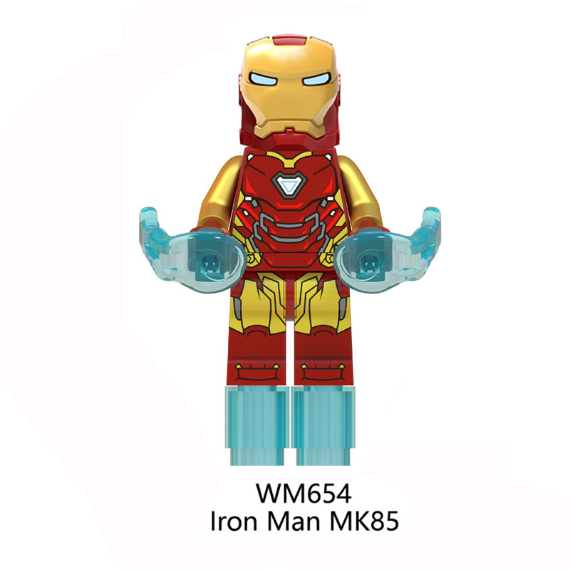 WM6055 Super Heroes Minifigures Iron Man Building Blocks Bricks Toys