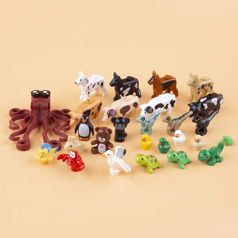City Animal Minifigures Building Blocks